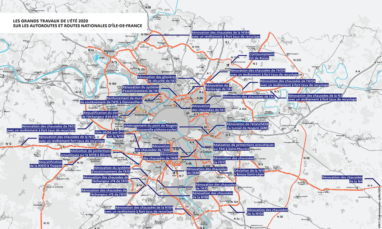Travaux d’été 2020 : travaux routiers | Site Horizon Employeur