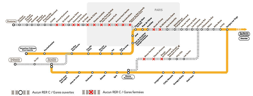 RER C : travaux février 2022 (et week-ends janvier-février 2022) | Site ...